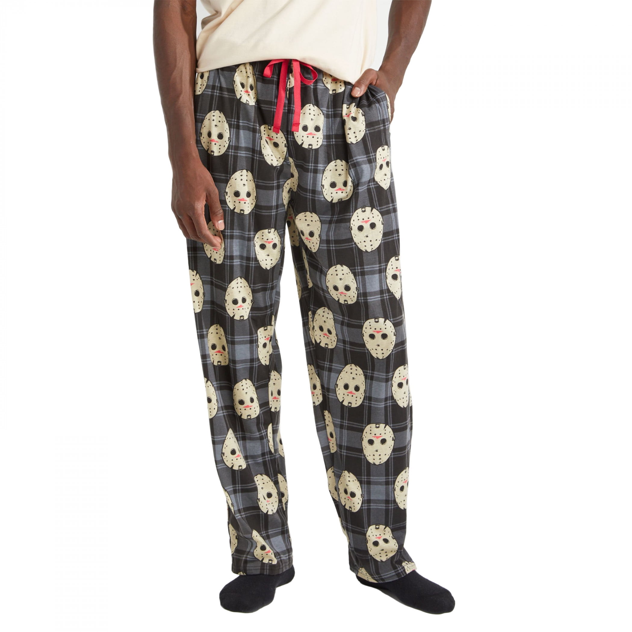 Friday the 13th Jason Voorhees Mask All Over Print Sleep Pants-Large ...