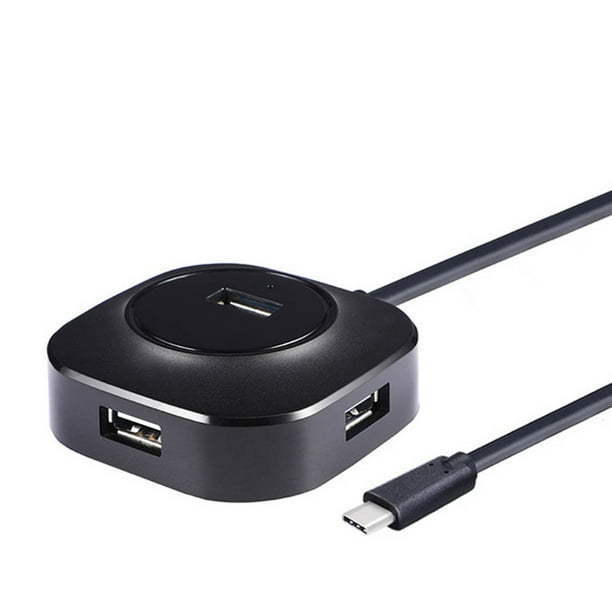 Youkk Type-C 2.0 Hub Splitter 4-Port Hub for PC Laptop High Speed Round ...