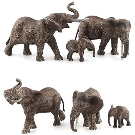 Simulated Wild Animals Model Realistic Plastic Safari Animal Action ...