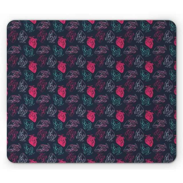 Human Anatomy Mouse Pad, Anatomical Heart Analogy Veins Stems ...