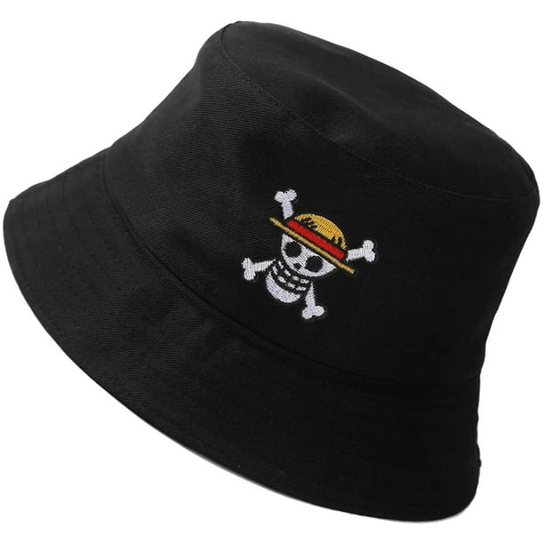 One Piece Bucket Hat Summer Anime Cap Travel Beach Sun Hat - Walmart.ca