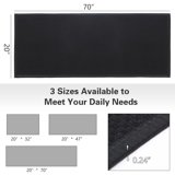 Galmaxs7 Kitchen Rugs, Rubber Backing, Washable Floor Mat, Black, 20x70 ...