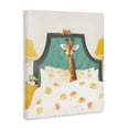 Good Morning Giraffe in Bed Canvas Wall Art, design by Leah Straatsma ...