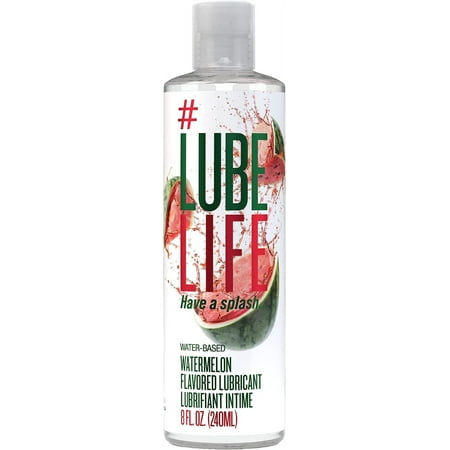 Lube Life Watermelon Flavored Lubricant, Water Based Lube for Men ...