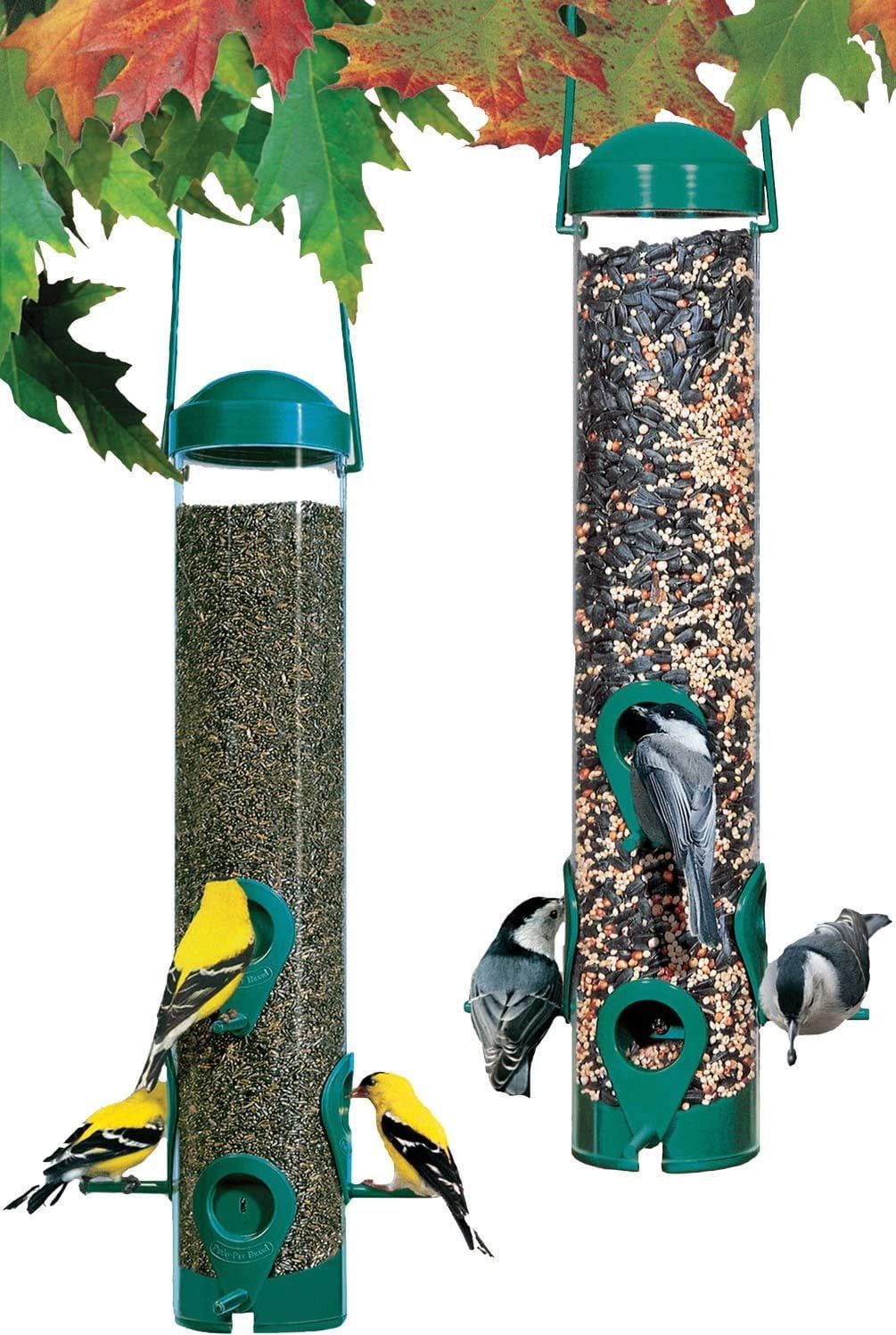 Perky-Pet Wild Bird and Finch 1.8 lb. Plastic Bird Feeder 6 ports ...