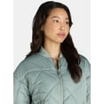 Time and Tru Quilted Bomber Jacket - women's Size - Walmart.com