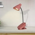 USB Rechargeable Clip-On Desk Lamp with Flexible Gooseneck, LED Eye ...