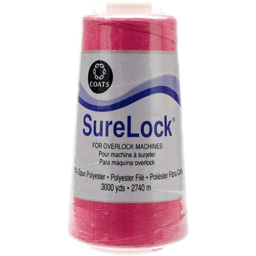 Surelock Overlock Thread, 3,000yd - Fuchsia - Walmart.com