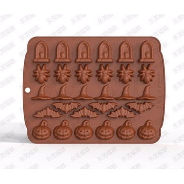 Large Skull Cake Pan Silicone Molds, 6 Cavity Halloween Skull ...