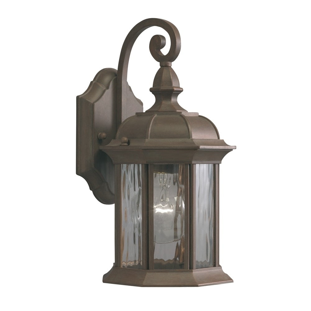 Aztec Lighting 1-light Olde Brick Outdoor Wall Lantern - Walmart.com