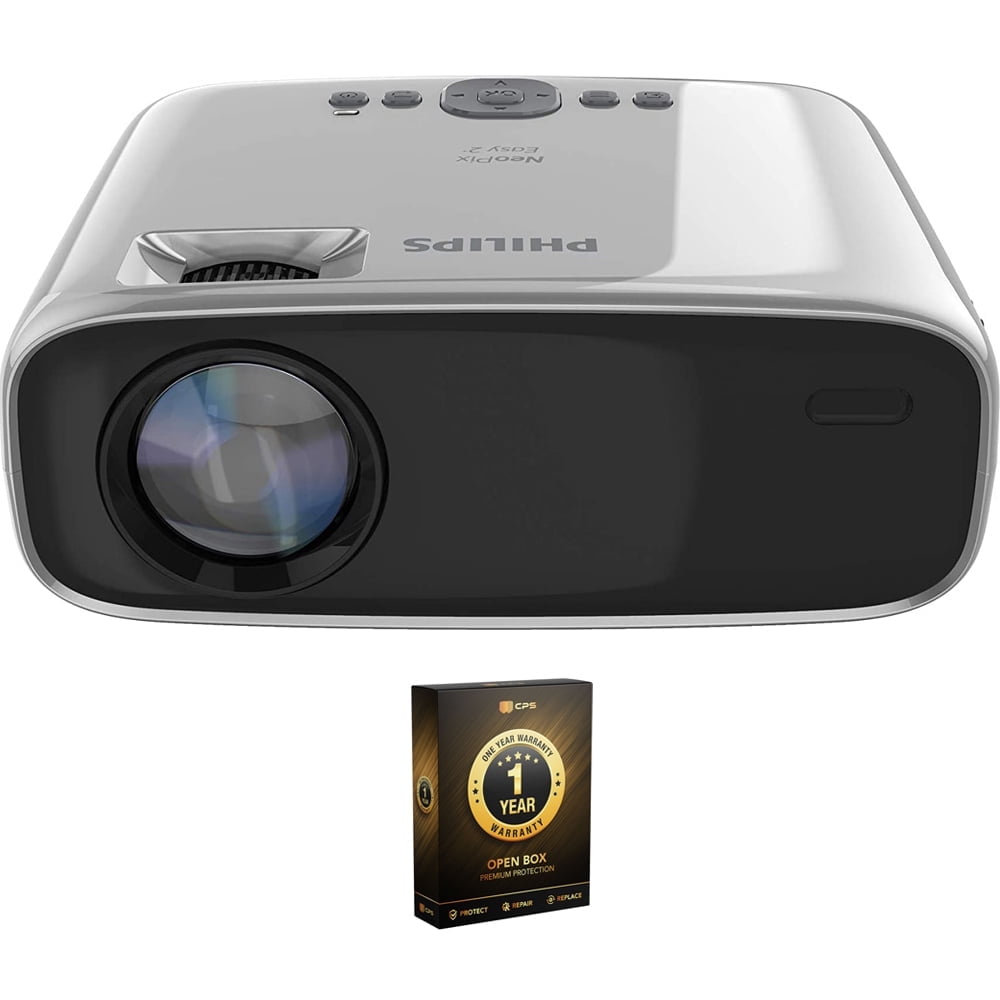 Open Box Philips NPX442/INT NeoPix Easy 2+ HD LCD Projector + 1 Year ...