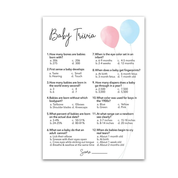 GENDER REVEAL Party Game — FIND THE GUEST Baby Shower Game — Pack of 25 ...