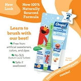 Orajel Kids Elmo Training Toothpaste Fluoride-Free, 1 Toothbrush, 1 ...