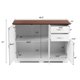 Gymax Buffet Storage Cabinet Console Table Kitchen Sideboardd Home ...