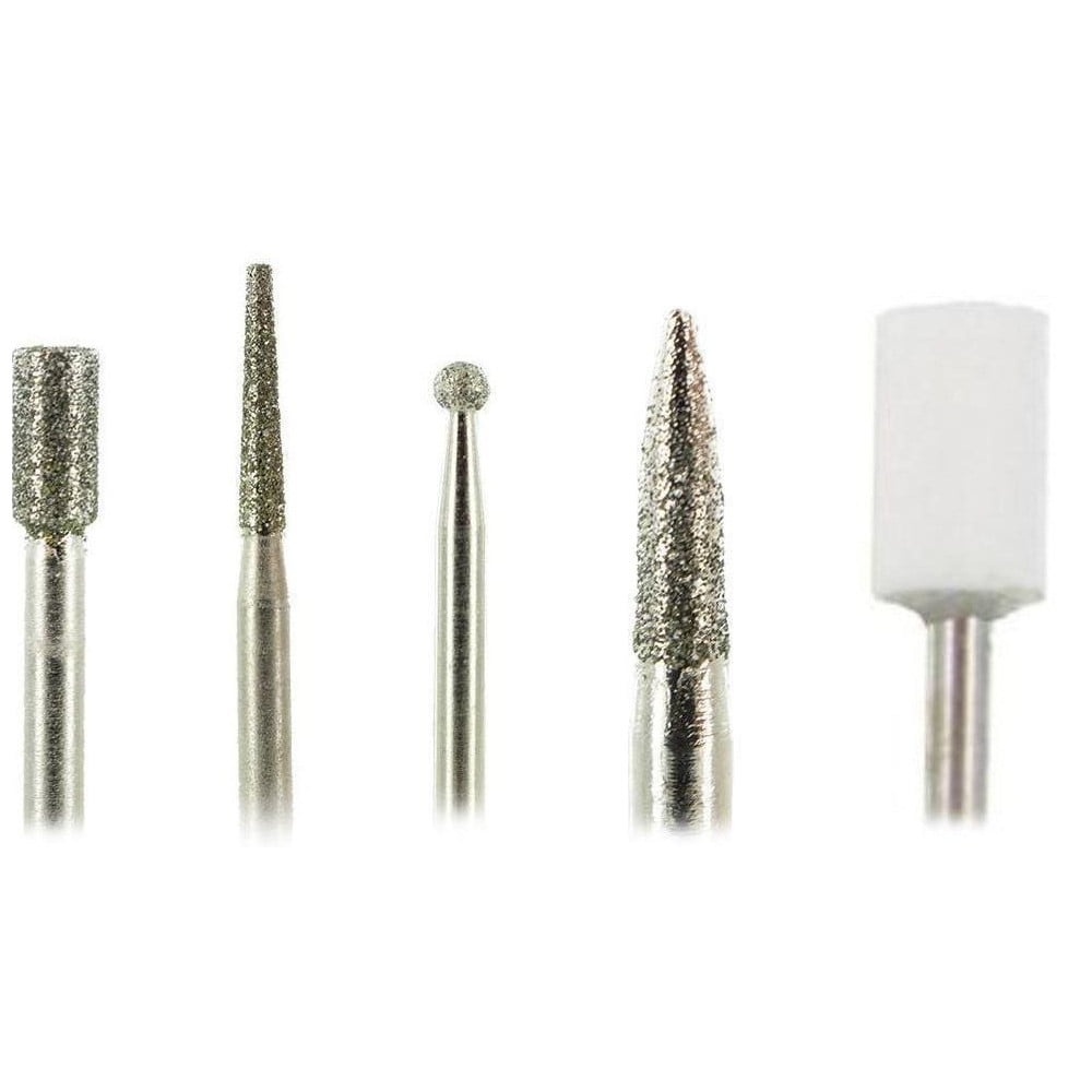 Medicool Russian Bit Kit | Pro Bits Trim Shape Grind Polisher Nail File ...