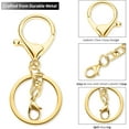 10 Pack a Set Metal Lobster Claw Clasps and Key Rings, Key Chain ...