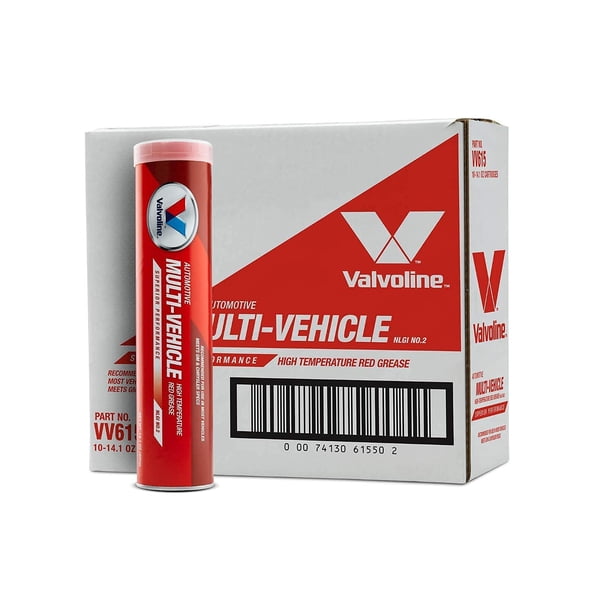 Grasa Valvoline para vehículos múltiples, alta temperatura, color rojo ...