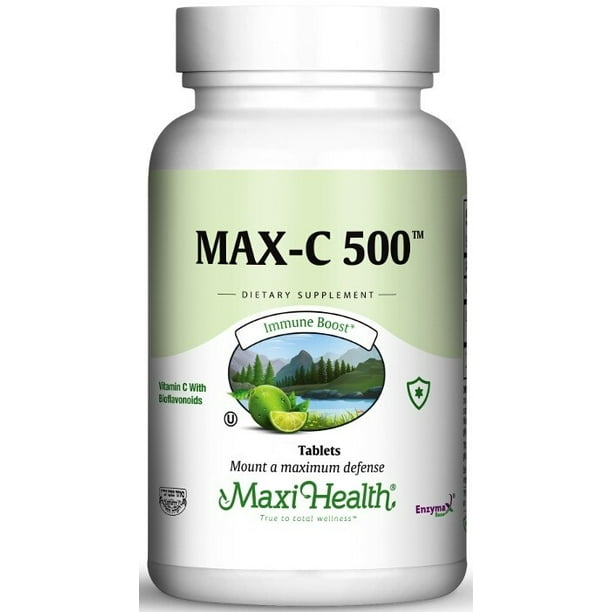 Max-C 500 Maxi-Health 100 Tabs - Walmart.com - Walmart.com