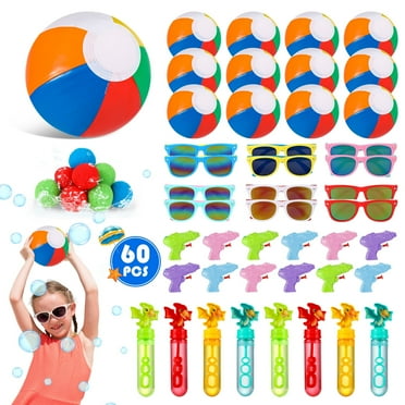 124PCS Pool BeachITSC Party Favors for Kids 3-12 Summer Hawaiian Toy ...