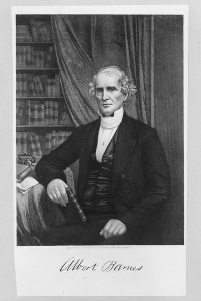 Print: Albert Barnes, circa 1860 - Walmart.com