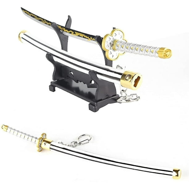 Demon Slayer Mini Katana Keychains Anime Figure Tanjiro For Men Kimetsu ...