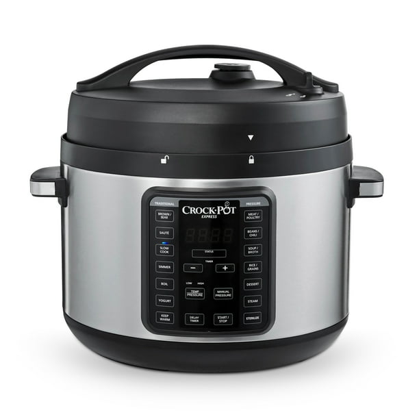 Crock-Pot 10-Qt. Express Crock Pressure Cooker with Easy Release Steam ...