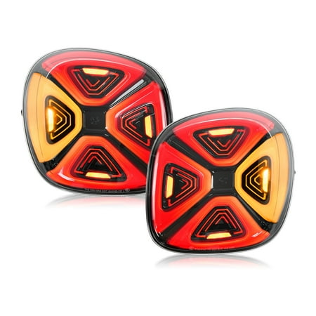 Taillight Assembly, Facelift Style Full LED Tail Lights With Welcome ...