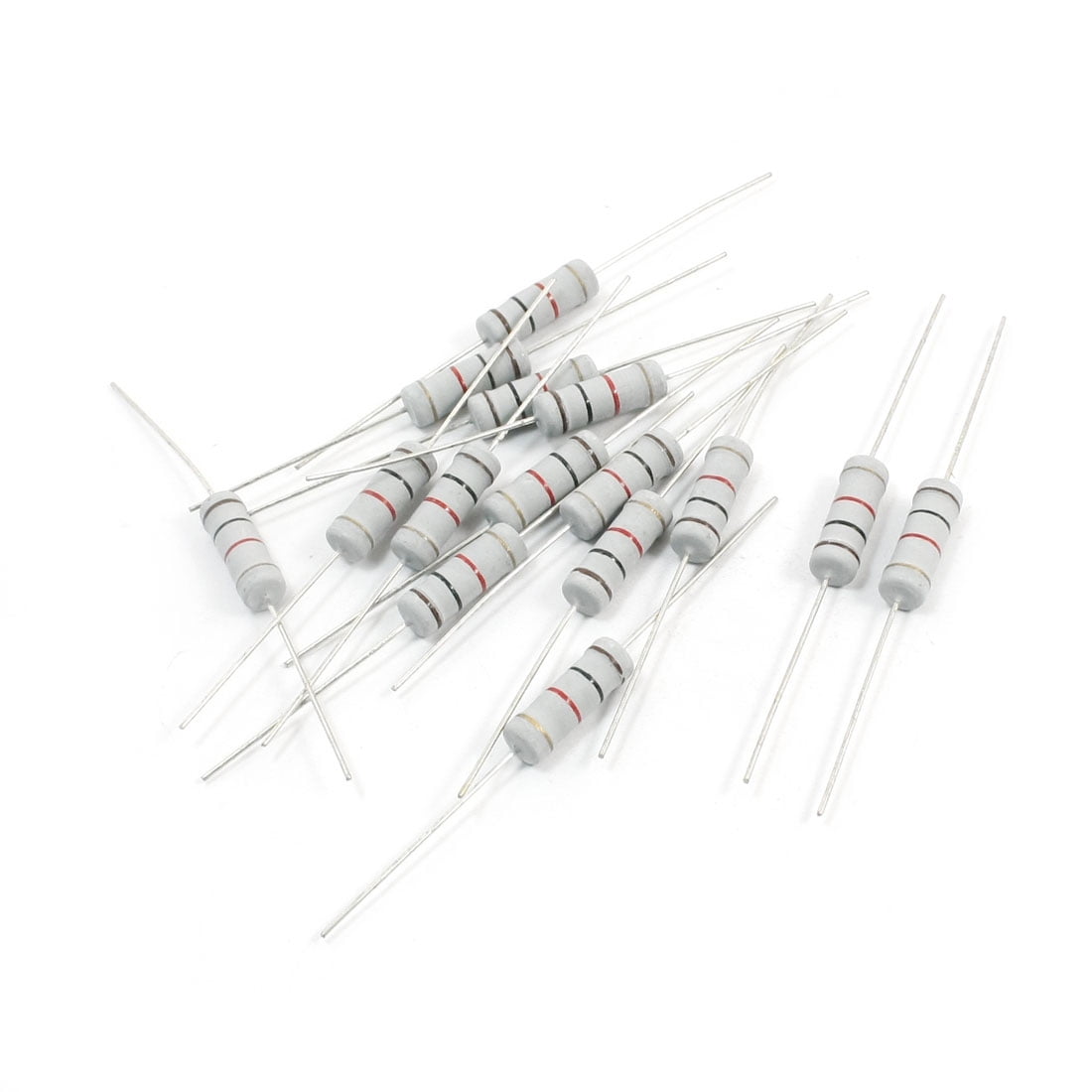 Unique Bargains 3Watt 1000 Ohm Through Hole Axial Carbon Film Resistors ...