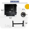 Barrel Woodstove Kit – Perfect for 30-55 Gallon Barrel Metal Barrel ...
