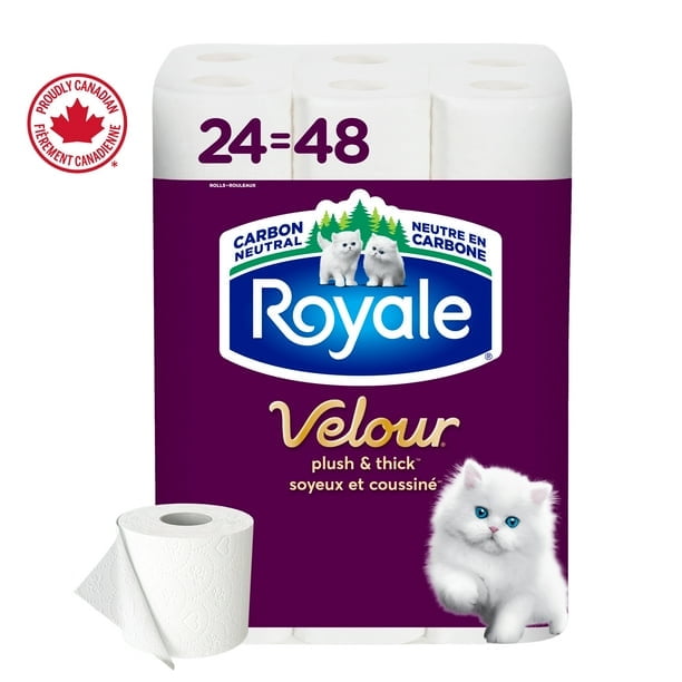 Click here for Royale Velour  2 Ply Toilet Paper  24 Equal 48 Bat... prices