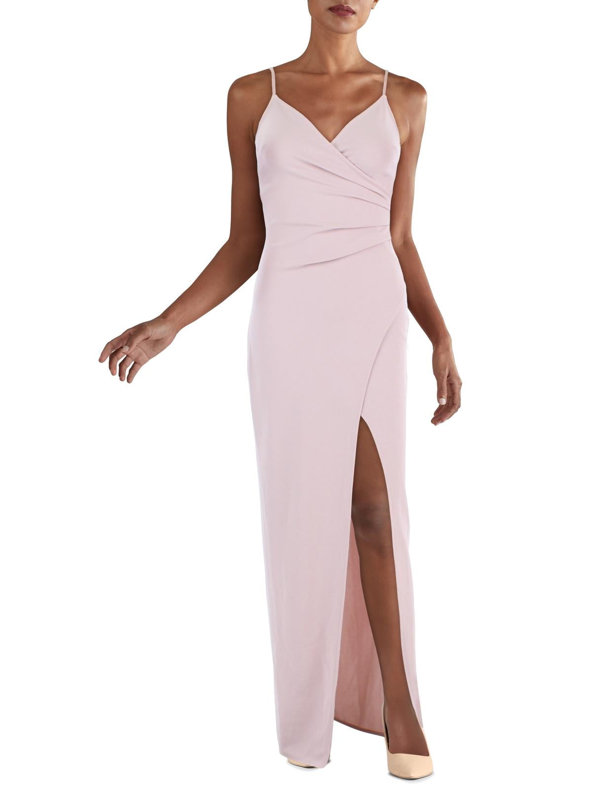 Emerald Sundae Womens Juniors Slit V Neck Evening Dress - Walmart.com