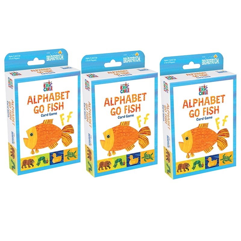 The World of Eric Carle™ Alphabet Go Fish Card Game, Pack of 3 ...
