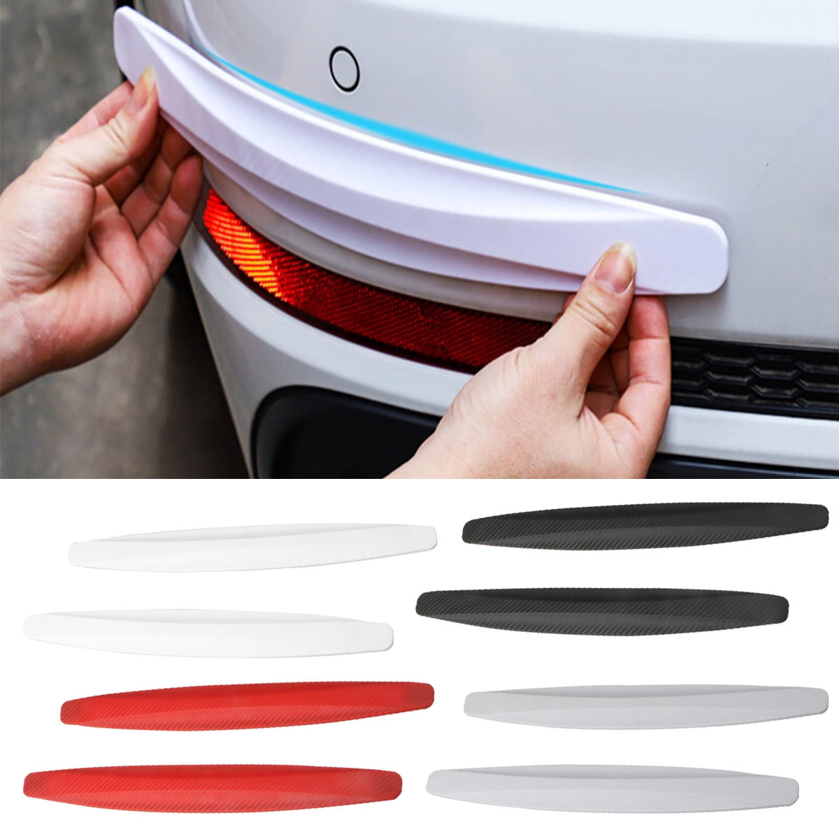 Adifare Pack of 2, Car Bumper Protector Strip Anti-Scratch Strips Anti ...