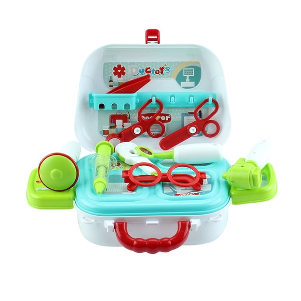 Children Pretend Doctor Play Shoulder Bag Simulation Scissors Suitcase ...