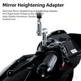 2Pcs Motorcycle Side Glass Risers Bracket with Height Extension ...