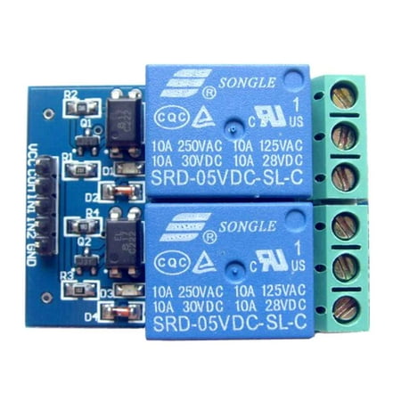 5V 10A 2 Channel Relay Module relay module Relay module Board ...