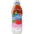 Snapple Zero Sugar Raspberry Tea, Low Calorie, 16 fl oz, 12 Bottles ...