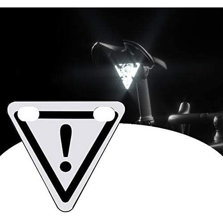 Triangle Reflective Bicycle Sign, Small Reflector for Mountain Bike ...