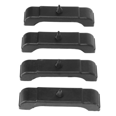 3 Core Radiator Support Pads, 4-1/4in Rubber Black Flexible 4012 326 ...