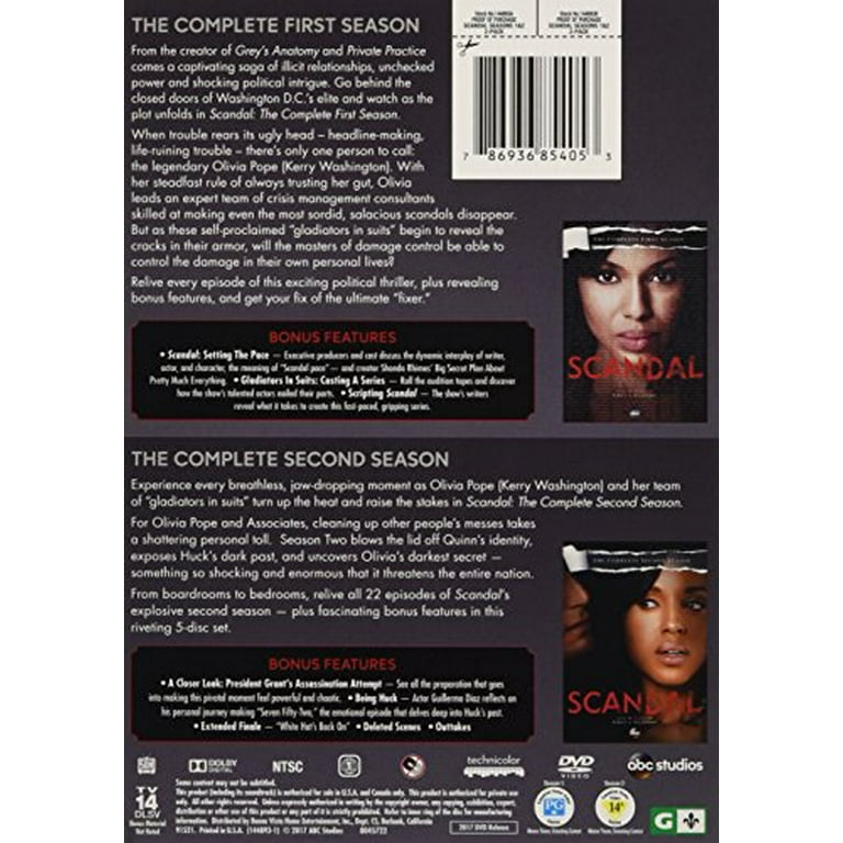 Scandal Season 2 Dvd Cover