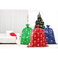 3 PCS Christmas Giant Gift Bags Santa Claus Christmas Sacks for Kids ...