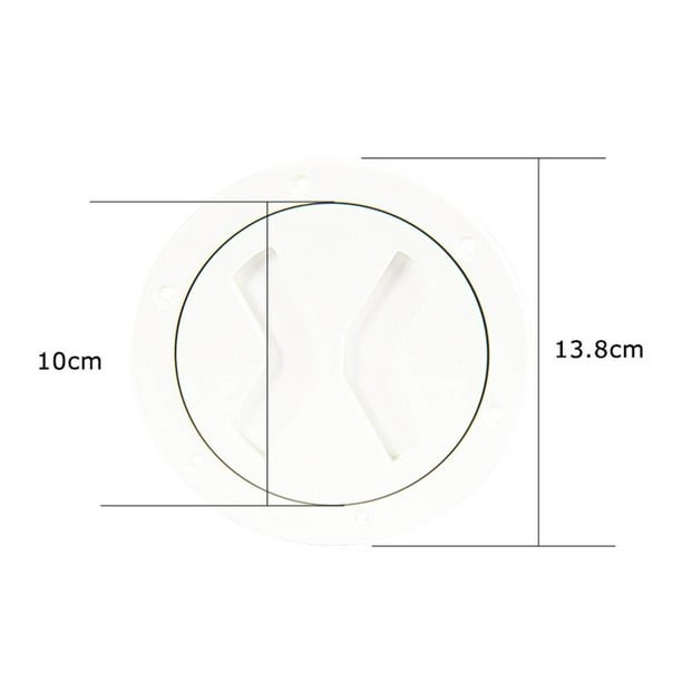 wolftale Boat 4 inch Access Port Hatch Cover Out Deck Plate for ABS ...