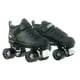 Chicago Mens? Bullet Speed Skates Black Classic Quad Roller Skate, Size ...