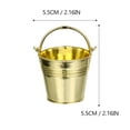 Hemoton 10pcs Snack Bucket Sweets Bucket Gift Bucket Plastic Bucket ...