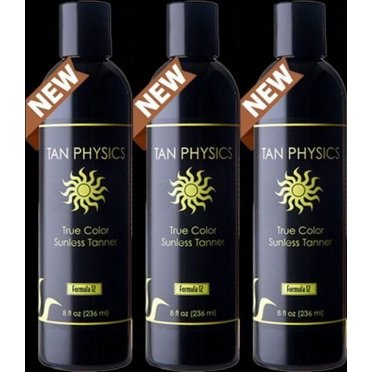 Tan Physics True Color Sunless Tanner, 8 fl. oz. (Pack of 2) - Walmart.com