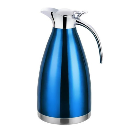Double 2L Vacuum Jug Thermal Carafe Insulated Tea Pot Blue | Walmart Canada