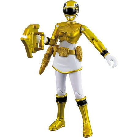 Power Rangers Megaforce Metallic Force Yellow Ranger Action Figure ...