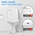 VILLCASE Universal Front Mount Toilet Tank Flush Lever Handle - Durable ...