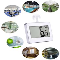 Rubbermaid Commercial Fridge/Freezer Thermometer, Easy Read Temp Gauge ...