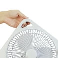 Mainstays 9 inch Personal Box Fan with 3 speeds White - Walmart.com